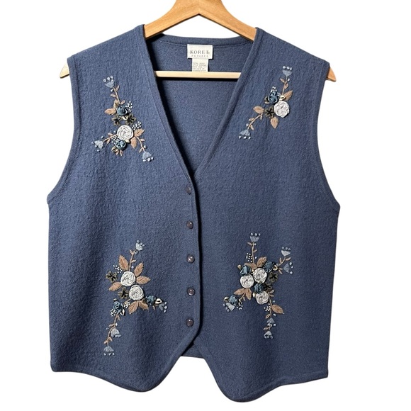 Koret | Sweaters | Vintage Koret Womens Boiled Wool Sweater Vest Size S ...